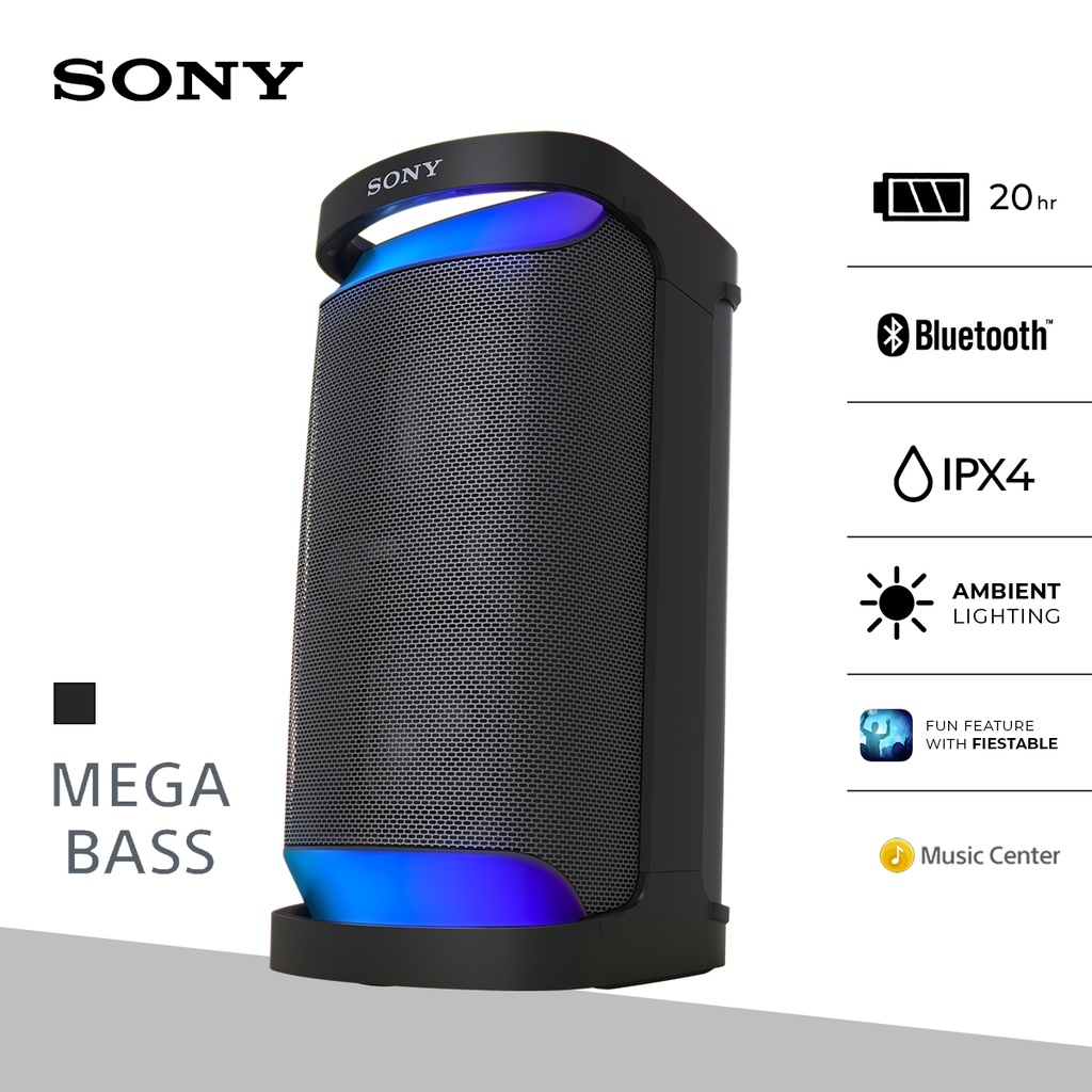 Jual Speaker Sony SRS-XP500 X-Series Portable Wireless Speaker - Black ...