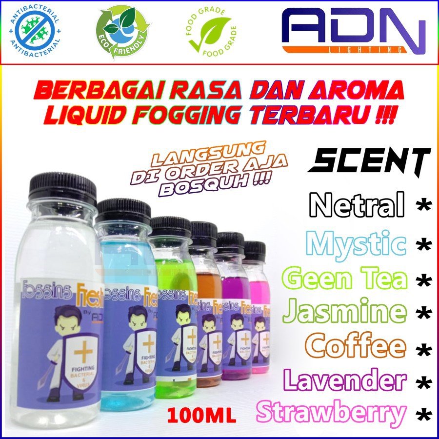 Jual Cairan / Liquid Mesin Fogging Pembunuh Bakteri Dan Kuman 100ml ...