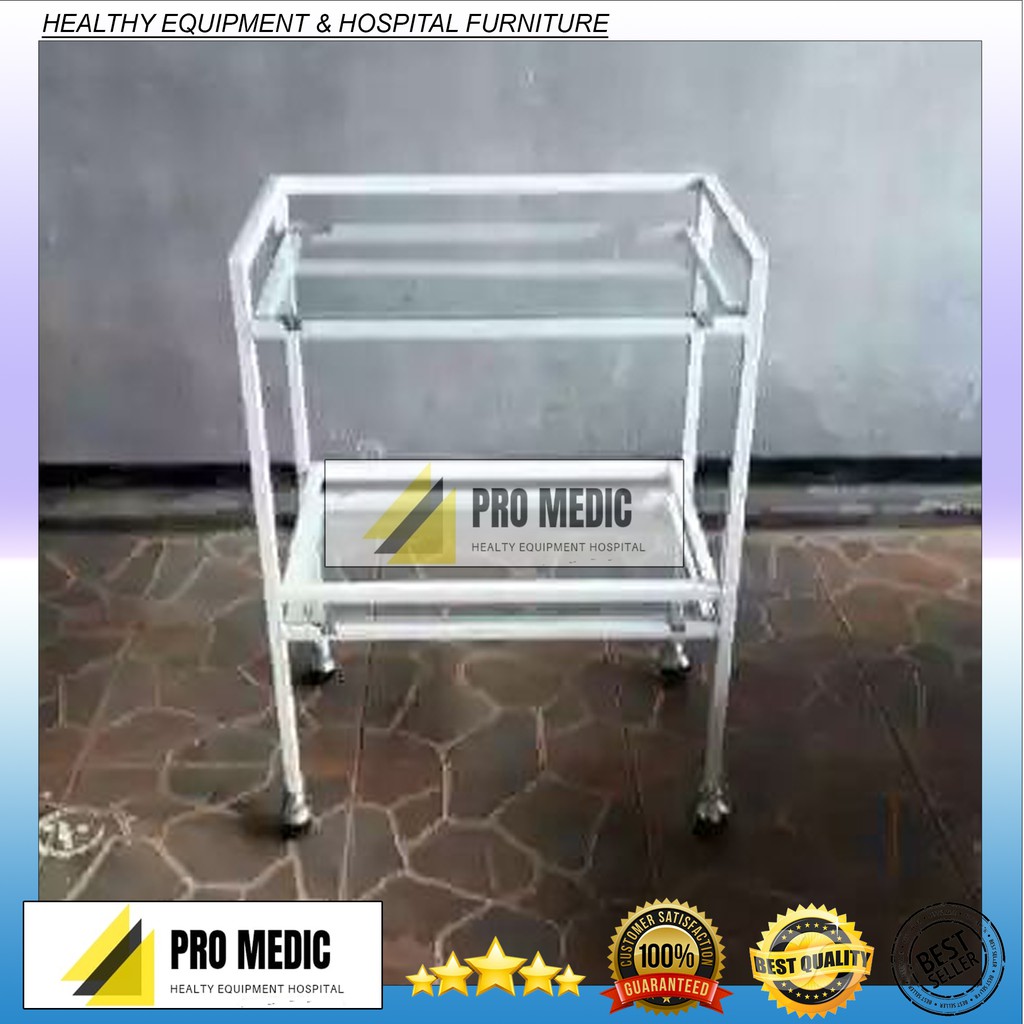 Jual Troli 2 Susun Powder Coating Besi | Troli Susun Roda Besi Powder ...