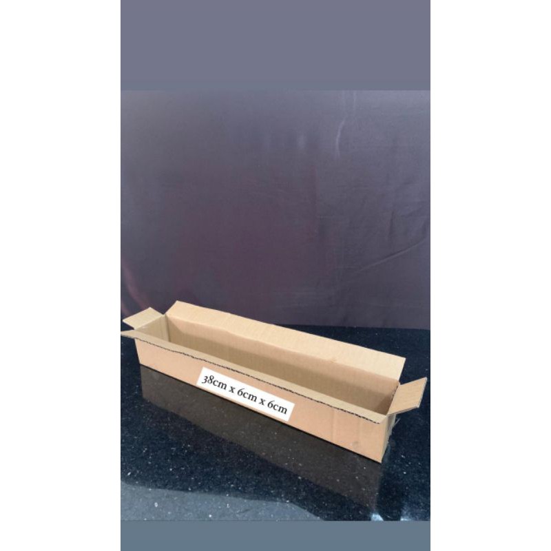 Jual Karton Box 38cm x 6cm x 6cm | Shopee Indonesia