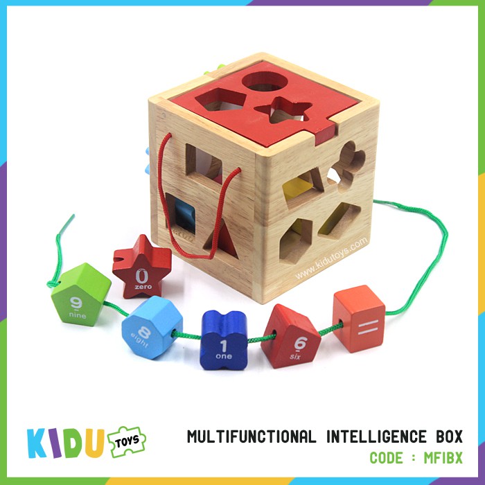 Jual Mainan kayu Multifunctional Intelligence Box Kidu Toys | Shopee ...