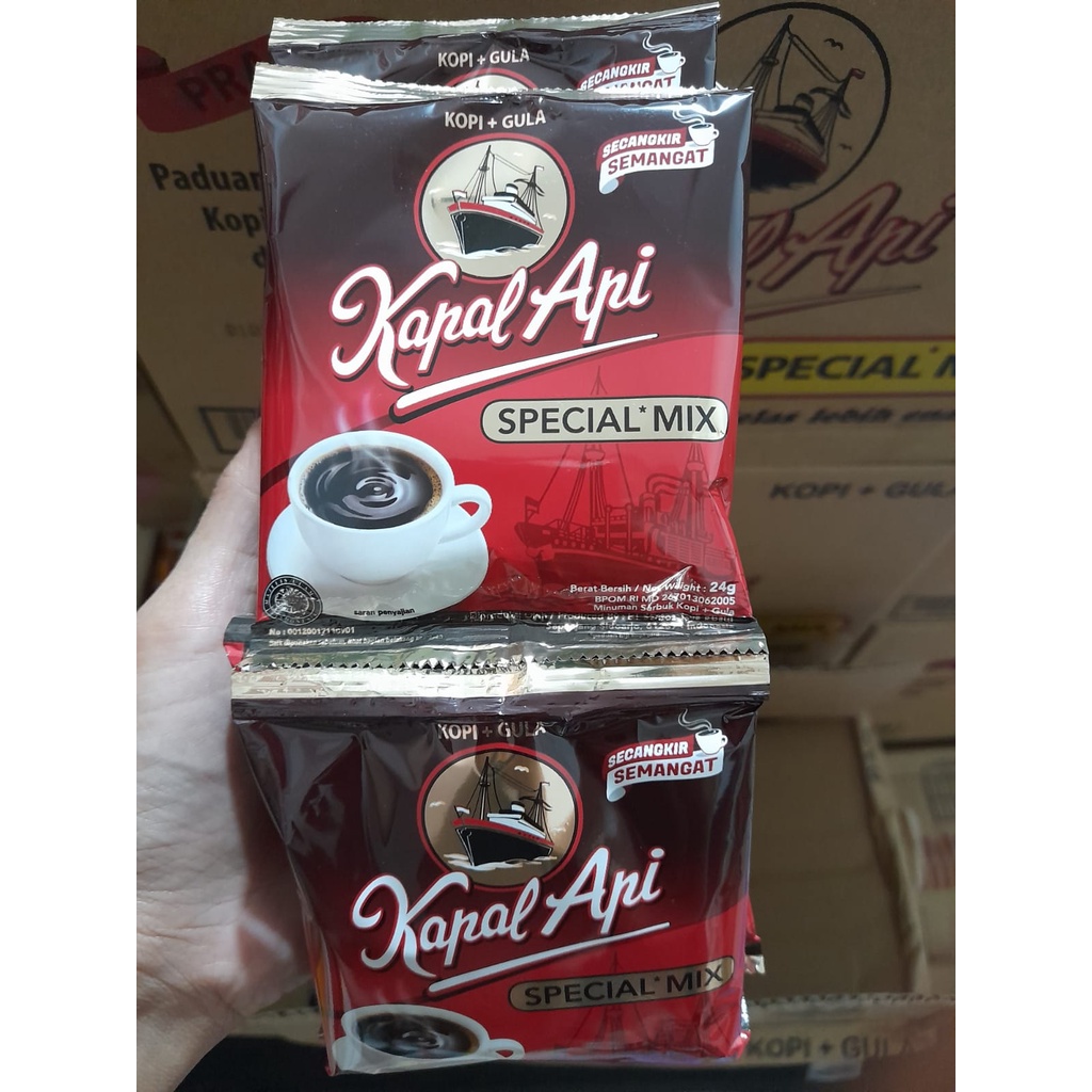 Jual kopi kapal api spesial mix 1 renceng kopi instan | Shopee Indonesia