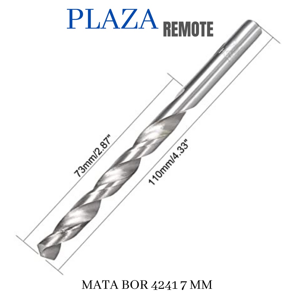 Jual MATA BOR 4241 HOLE SAW 7 MM LURUS Gergaji Kayu HSS Drill Bit Kayu ...