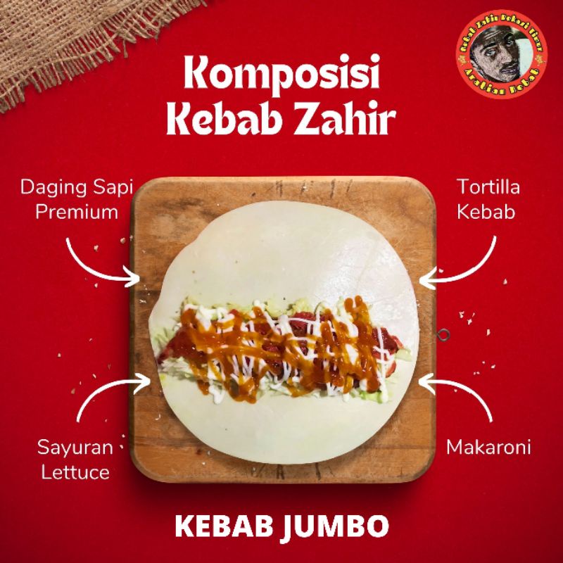Jual Kebab Zahir Ukuran Jumbo Frozen | Shopee Indonesia