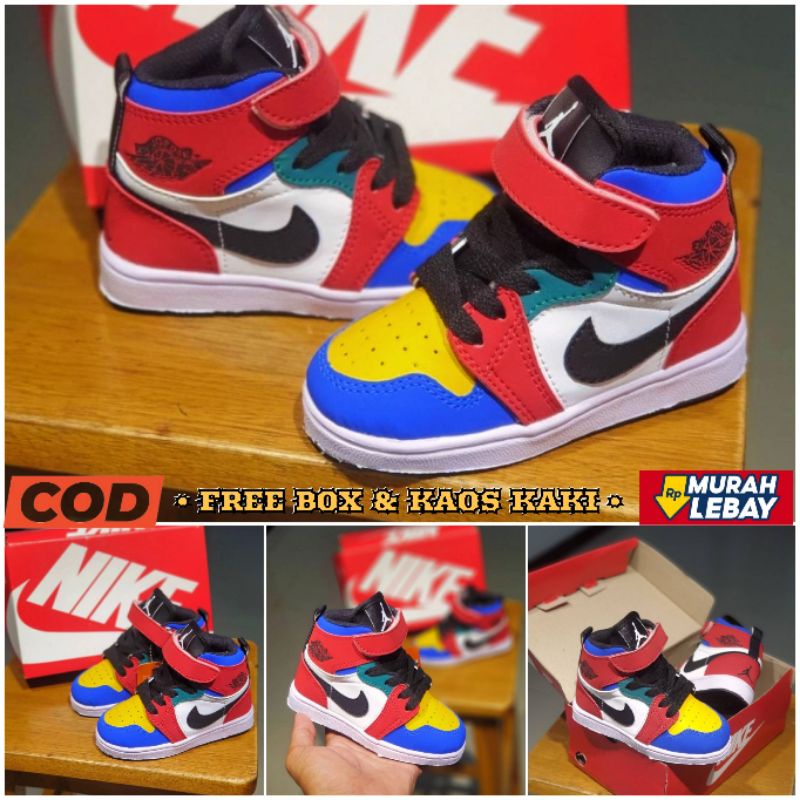 Jual SEPATU ANAK NIKE AIR JORDAN SNEAKERS SEKOLAH NIKE JORDAN ANAK ...