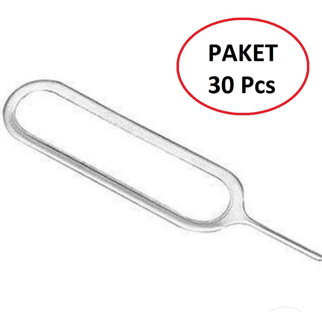 Jual 30pcs SIM EJECTOR Jarum Pin Tusukan SIM Card HP Pembuka Sim Tray ...