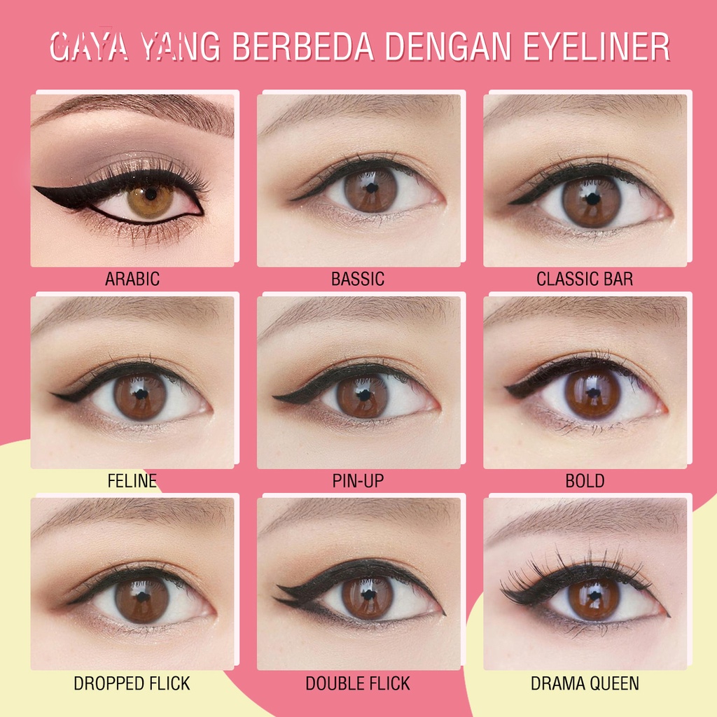Jual [Pre-Order]PINKFLASH Eyes Makeup Set Eyeliner Eyebrow pencil ...