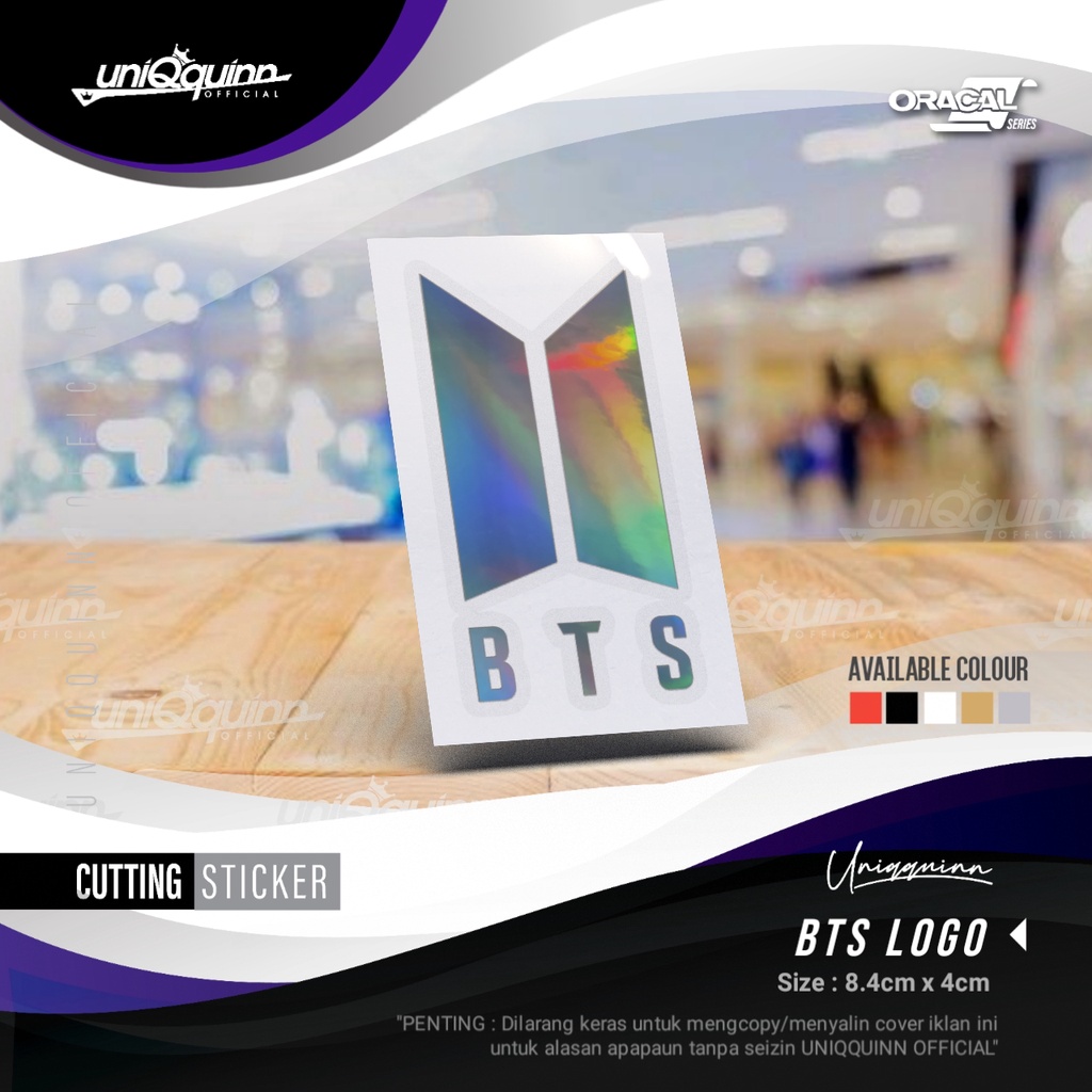 Jual UQ Cutting Stiker BTS / Cutting Sticker Waterproof | Shopee Indonesia