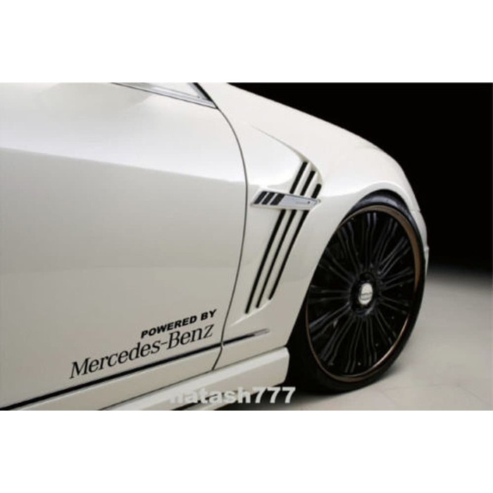Jual sticker stiker mercedes benz powered by mercedes benz - Putih ...