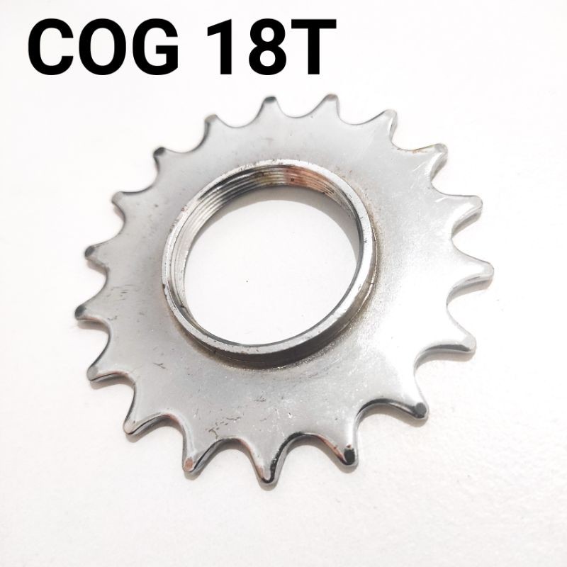 Jual COG 18T GIR BELAKANG SEPEDA SINGLE SPEED MODEL ULIR ATAU DRAT ...