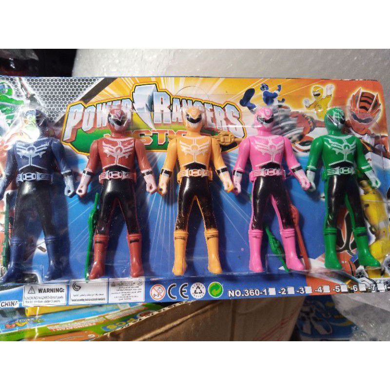 Jual Mainan Anak Power Rangers Isi 5 Pcs | Shopee Indonesia