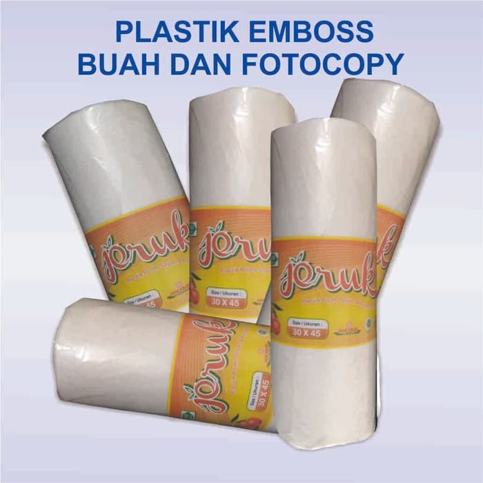 Jual plastik Emboss utk buah/fotocopy 30×45 2kg | Shopee Indonesia