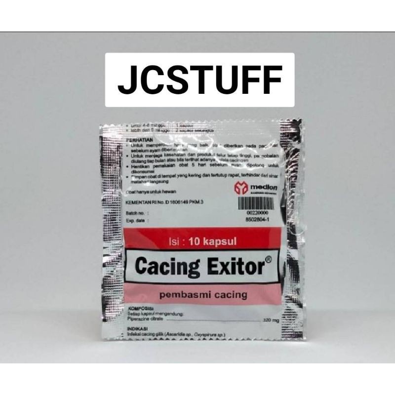 Jual CACING EXITOR OBAT CACING AYAM BURUNG MERPATI BEBEK | Shopee Indonesia