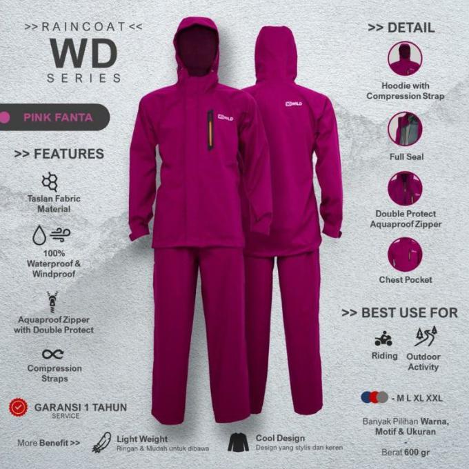 Jual Outdoor Wild Hujan Jas Original Belvina453 | Shopee Indonesia
