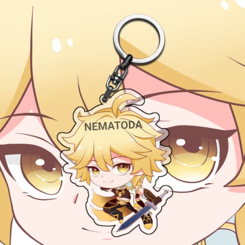 Jual Gantungan Kunci Anime Game Genshin Impact Aether - Keychain Anime ...