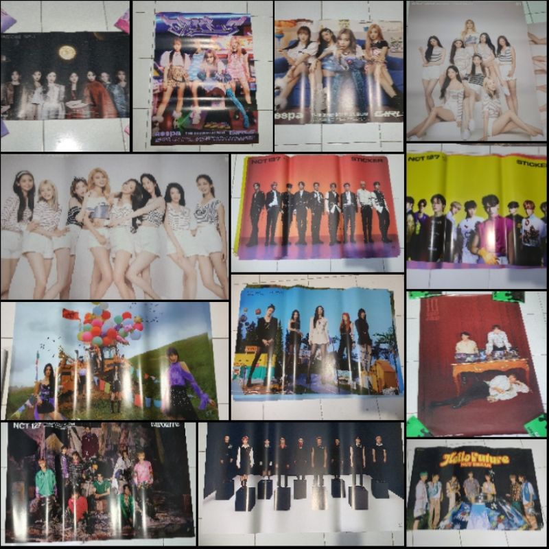 Jual [ READY STOCK ] OFFICIAL KPOP POSTER AESPA SNSD NCT127 NCT DREAM ...