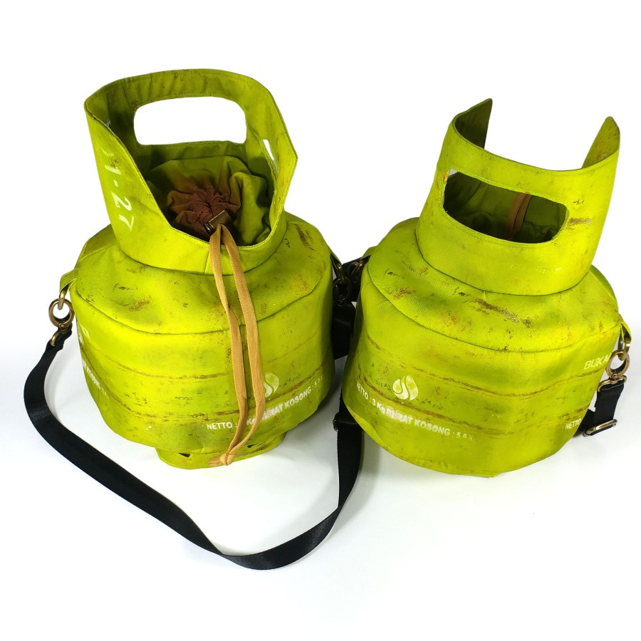 Jual Tas Bentuk Tabung Gas Hijau LPG Ijo Melon Kado Unik Lucu Model ...