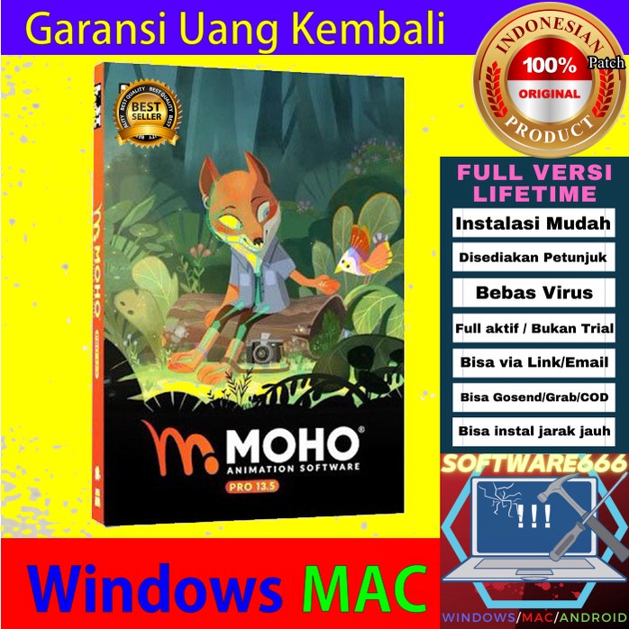 Jual Software Membuat Animasi: Moho Pro 13.5 [WIN] | Shopee Indonesia