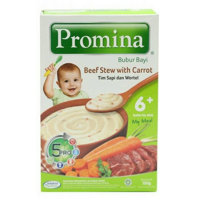 Jual Promina Bubur Bayi 6+ Tim Sapi Wortel / Ayam Jamur / Ayam Kampung ...