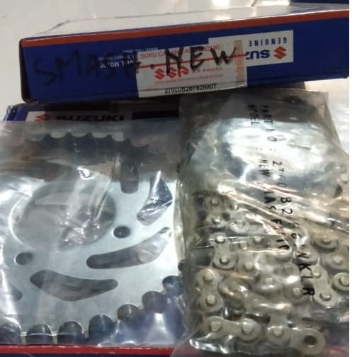 Jual Gir Set Rantai Roda Kit Suzuki Smash New 27000 28F60 NKIT | Shopee Indonesia