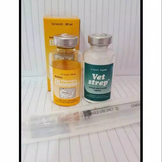Jual Paket injeksi bcompleks vetstrep injeksi | Shopee Indonesia