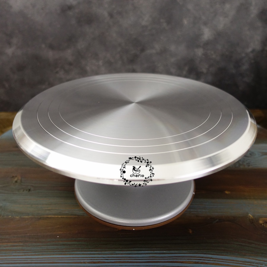 Jual Chefio Revolving Cake Stand / Meja Putar Stainless Steel Lazy ...