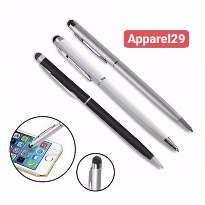 Jual Stylus 2in1 iPhone iPad Pen Tablet Android Ballpoint Pulpen ...