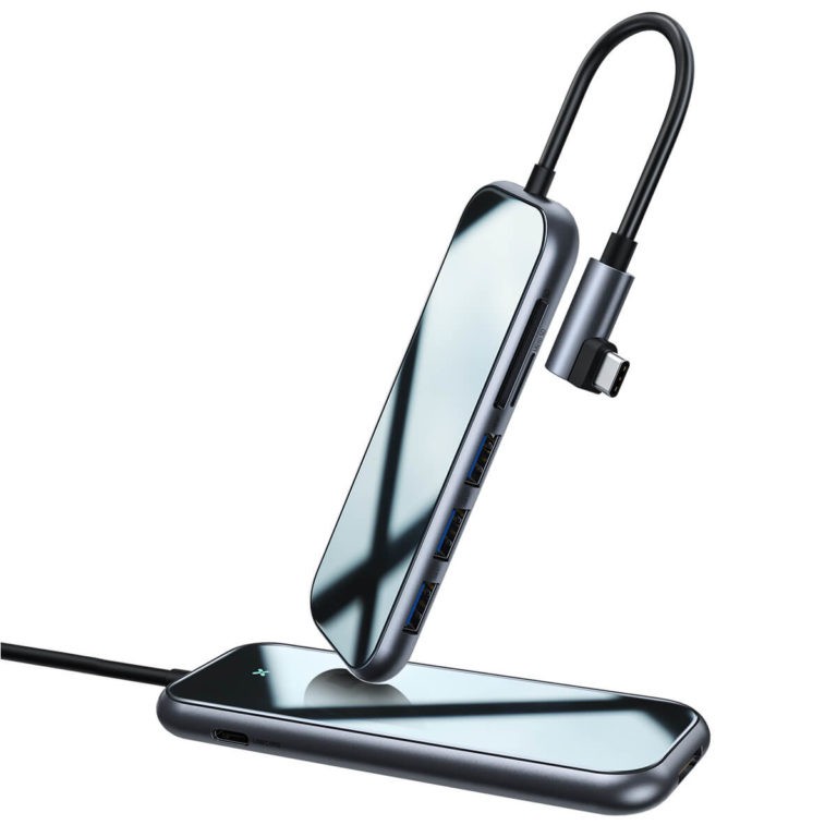 Jual Baseus Multi-functional HUB (Type-C to 3xUSB3.0 HD4K RJ45 PD) Deep ...