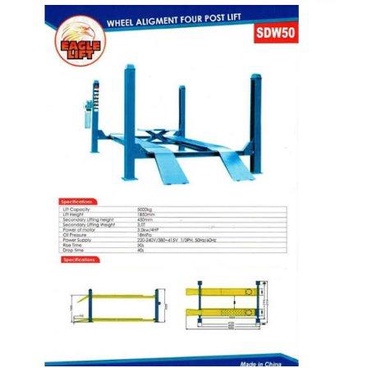 Jual mesin FOUR POST LIFT MERK EAGLE LIFT UNTUK SERVIS MOBIL | Shopee ...
