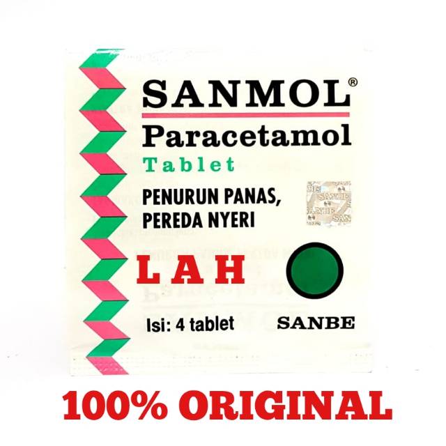 Jual Sanmol Paracetamol Tablet - Isi 4 Tablet | Shopee Indonesia