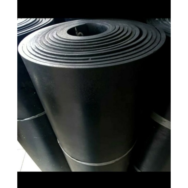 Jual Karpet Lantai Rubber Roll 8 mili Hitam Polos | Shopee Indonesia