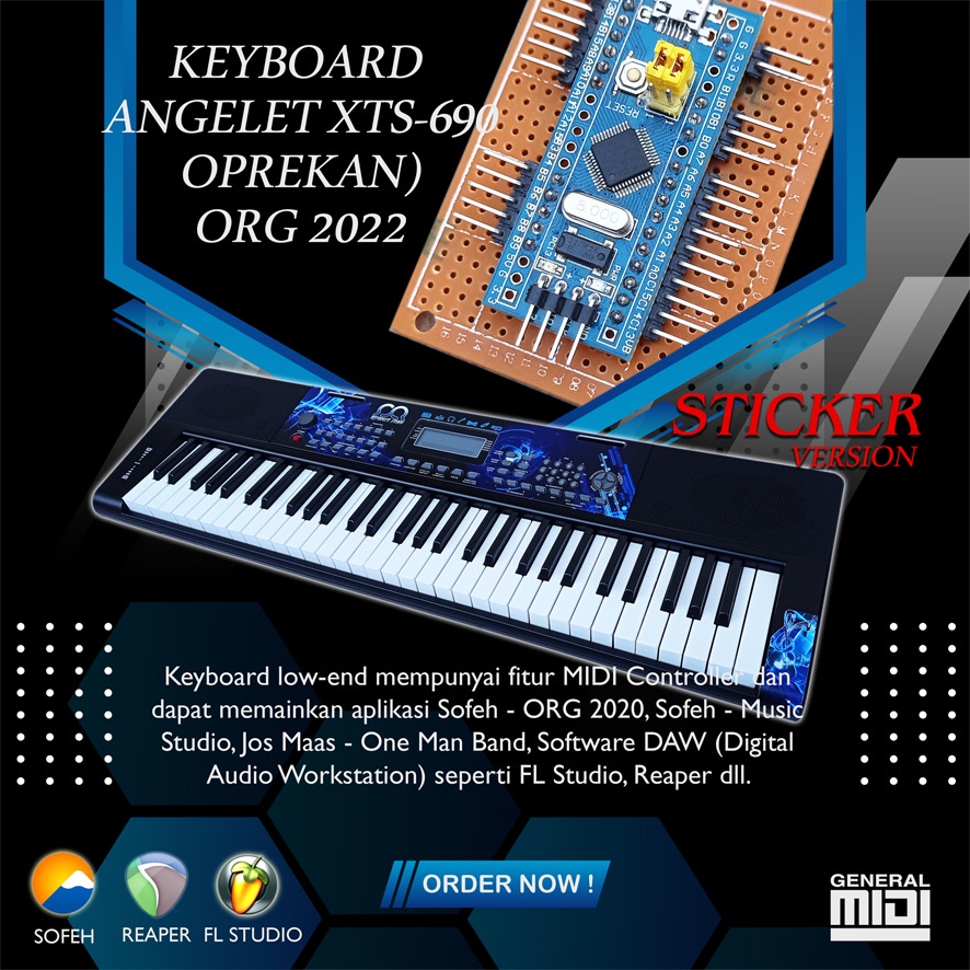 Jual Keyboard Angelet XTS-690 Oprek Oprekan (Modified) ORG 2020-ORG ...