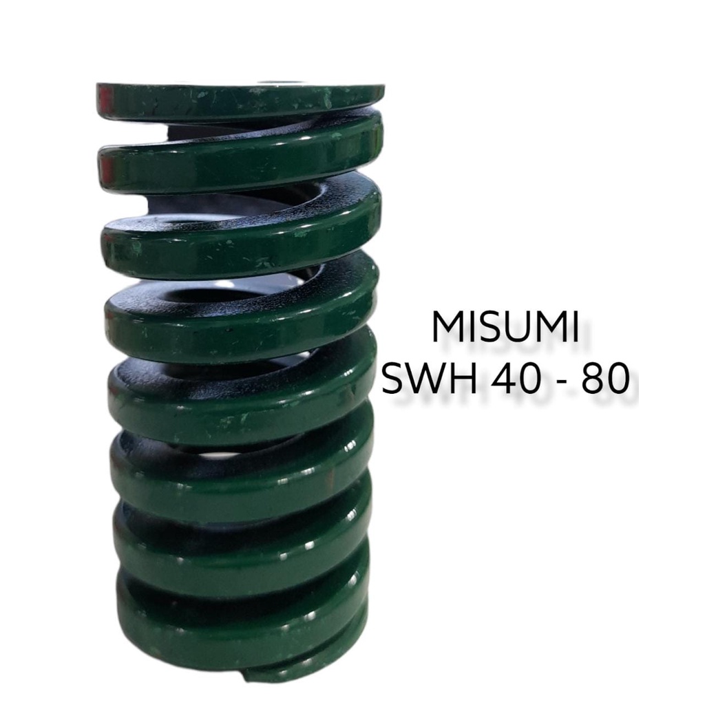 Jual MISUMI SWH 40 -80 Heavy Duty Die Spring 24% Deflection Chrome ...