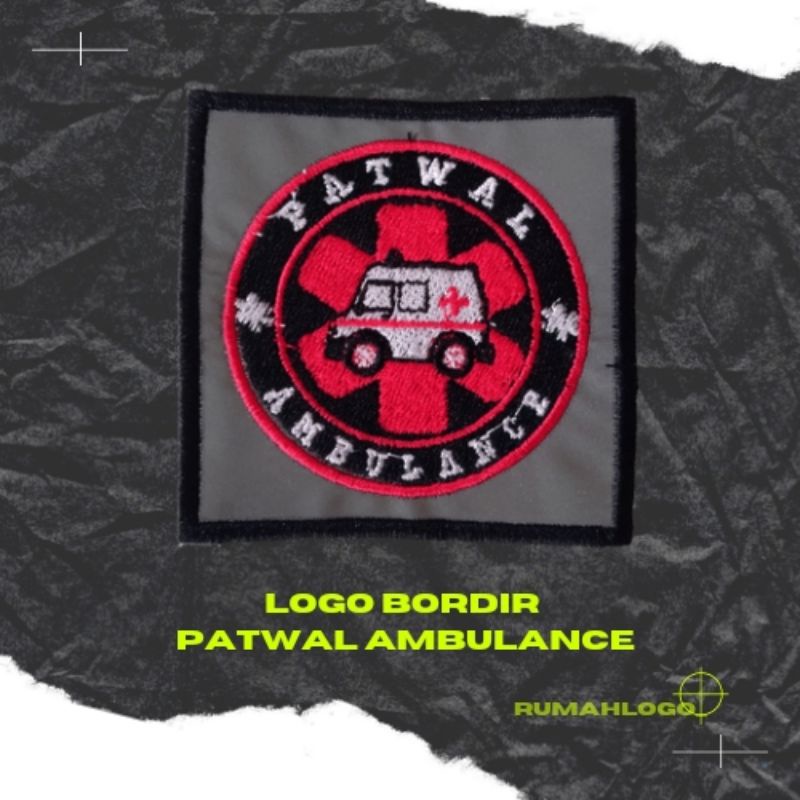 Jual logo bordir PATWAL AMBULANCE new 8x8cm | Shopee Indonesia