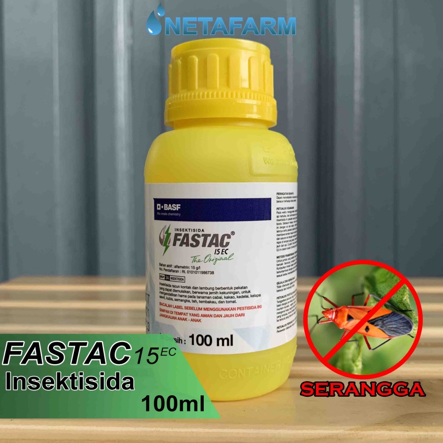 Jual Pestisida Insektisida Alfametrin BASF FASTAC 15ec - 100ml | Shopee ...