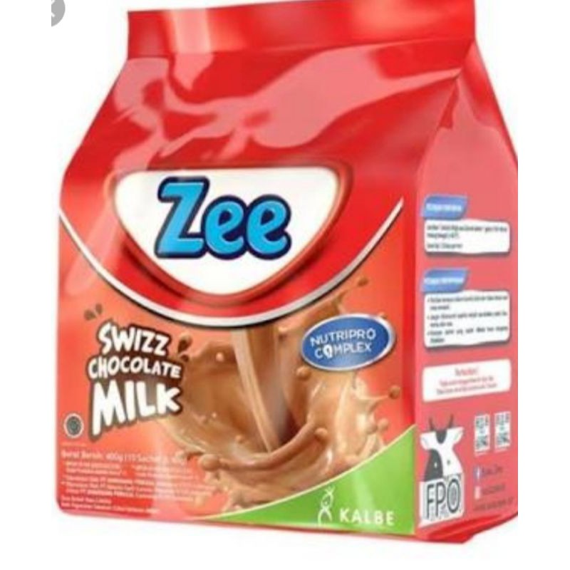 Jual Susu Zee rasa coklat isi 10 sachet | Shopee Indonesia