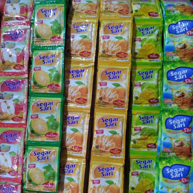 Jual Segar Sari minuman serbuk rasa Buah 7gr x 10 sachet | Shopee Indonesia