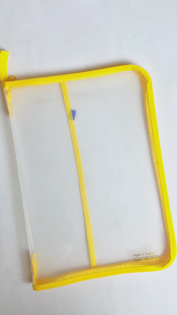 Jual Zipper File map jaring reselting polos file folder dokumen anti ...