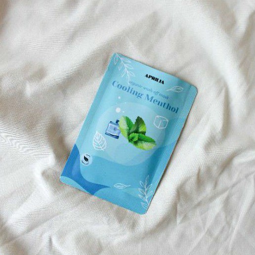 Jual APRILIA Cooling Menthol Wash-Off Face Mask 25g | Shopee Indonesia