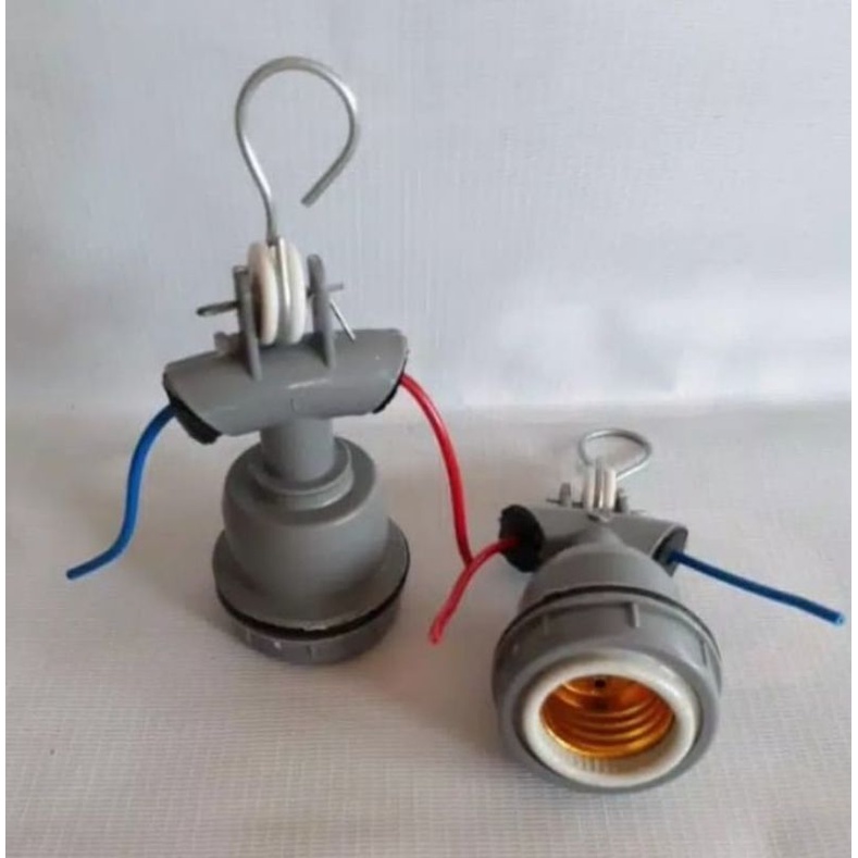 Jual Fitting Gantung Outdoor / Fitting Kap Lampu Jalan E27 | Shopee Indonesia