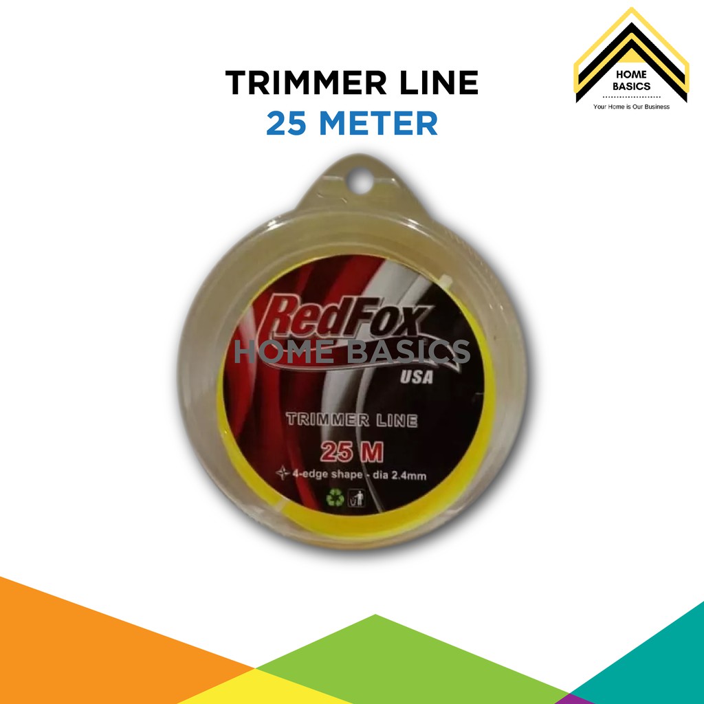 Jual Trimmer line 25 meter / tali senar / tali babat / mata potong ...