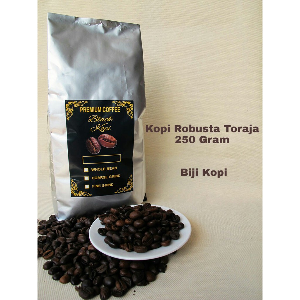 Jual KOPI ROBUSTA TORAJA 250 gram - KOPI TORAJA - BIJI KOPI TORAJA ...