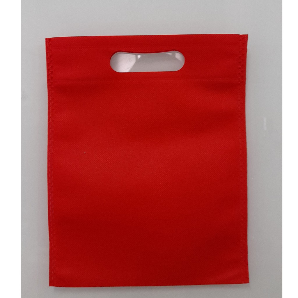 Jual Tas Press Spunbound Oval Goodie Bag Tas Belanja Warna Merah 20 cm ...