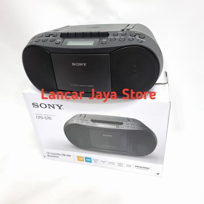 Jual BISA COD SONY Compo Boombox CFD-S70 Original Cd Player / Kaset ...