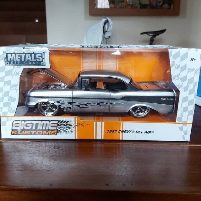 Jual Jada Chevy Bel Air 1957 (1/24) BIGTIME KUSTOMS | Shopee Indonesia