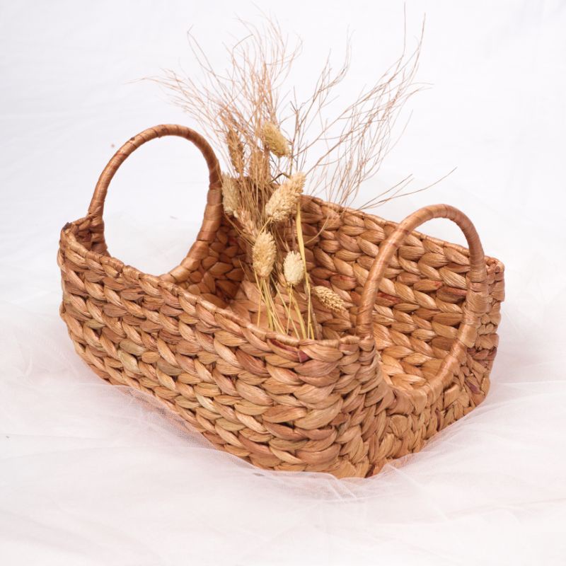 Jual Keranjang Oval Handle Rotan / Keranjang Anyaman Satu Set | Shopee ...