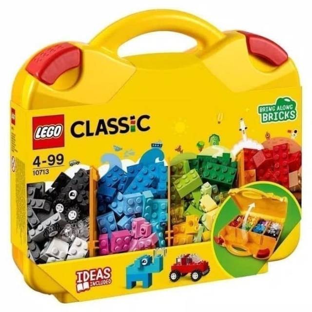 Jual LEGO 10713 Classic Creative Suitcase 213pcs Bricks Briefcase Bag ...