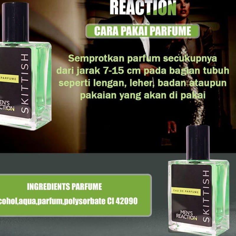 Jual 『Penjualan khusus』 (COD) Men's Reaction Skittish Parfum / Parfum ...