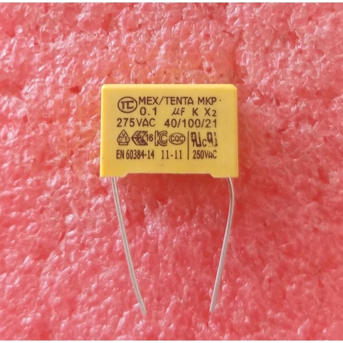 Jual Capacitor Kapasitor MKP 275V/VAC 100nF | Shopee Indonesia