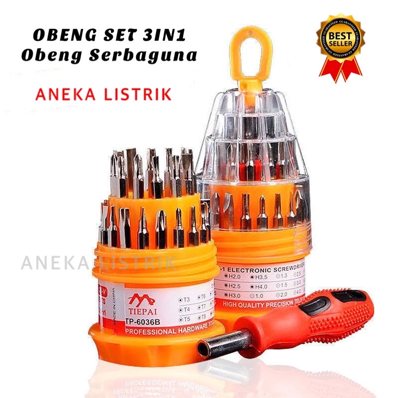 Jual OBENG SET 31 IN 1 MULTIFUNGSI / OBENG SET MAGNETIC 31PCS / OBENG HANDPHONE / OBENG MINI HP ...